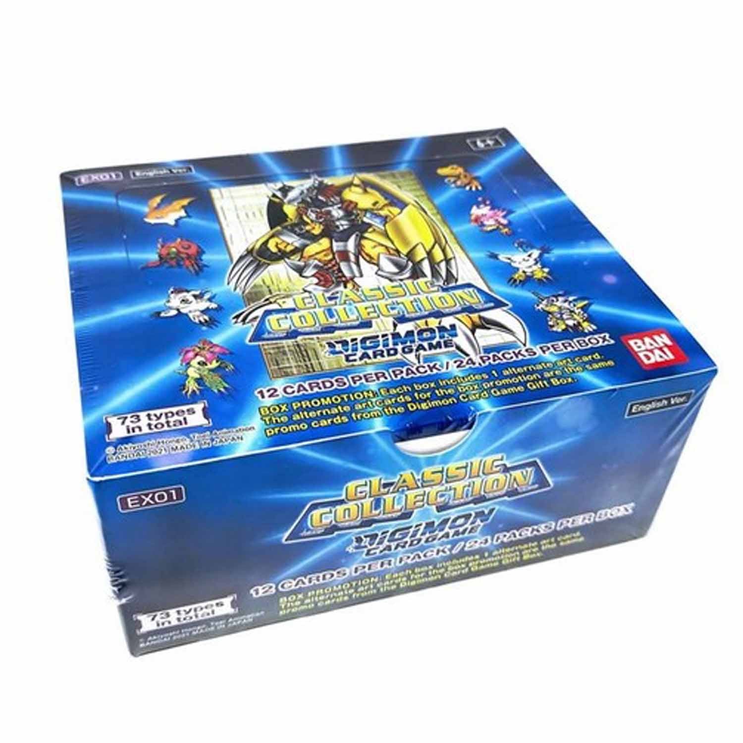 Classic Collection EX01 Booster Display - Digimon Card Game - EN – Miki ...
